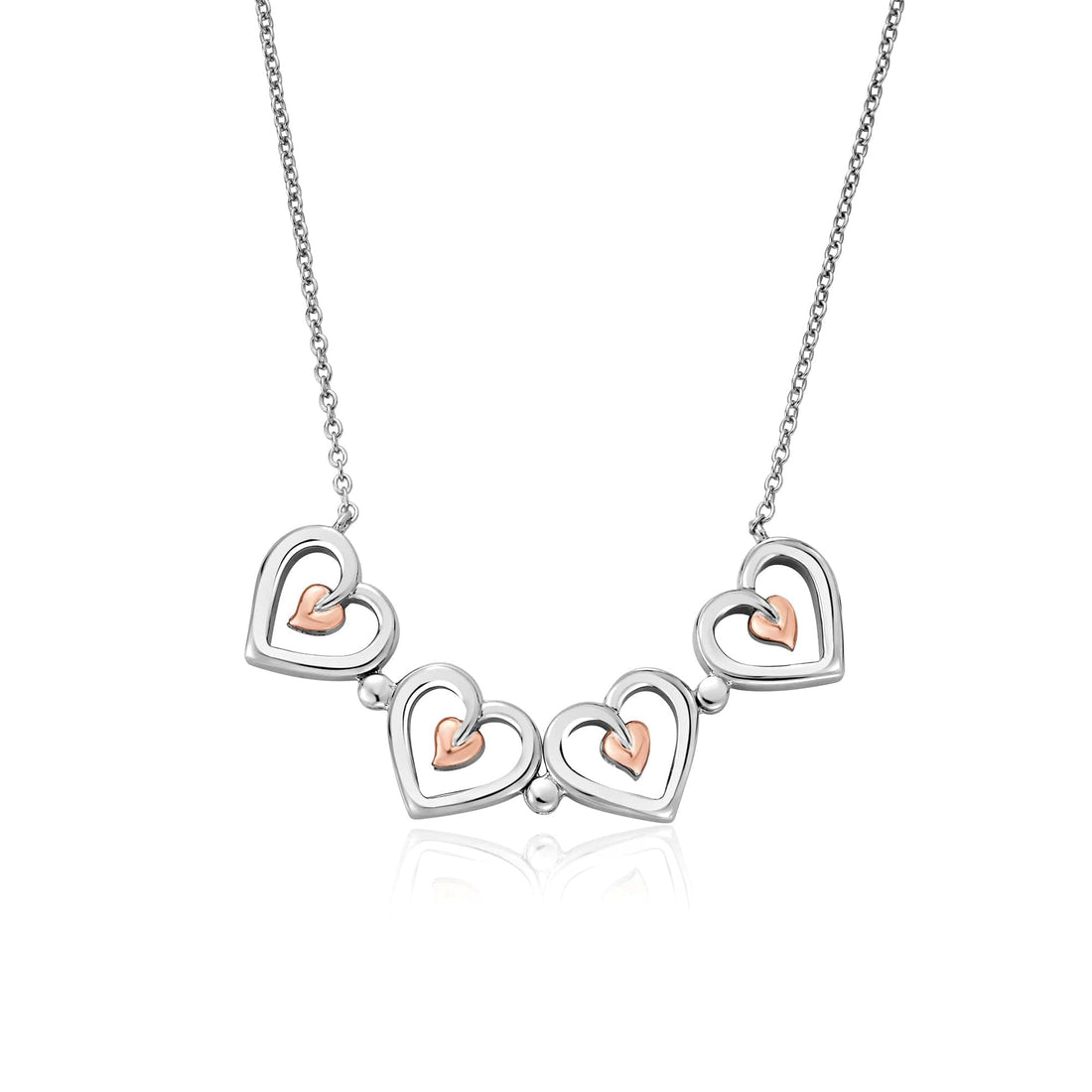 Tree of Life® Sterling Silver Heart Necklace – Clogau