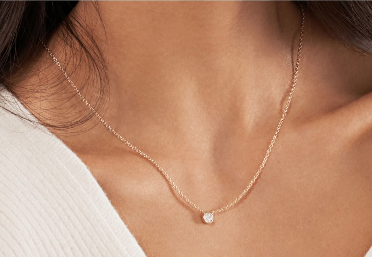 Clogau® Celebration Gold and Laboratory-Created Diamond Necklace