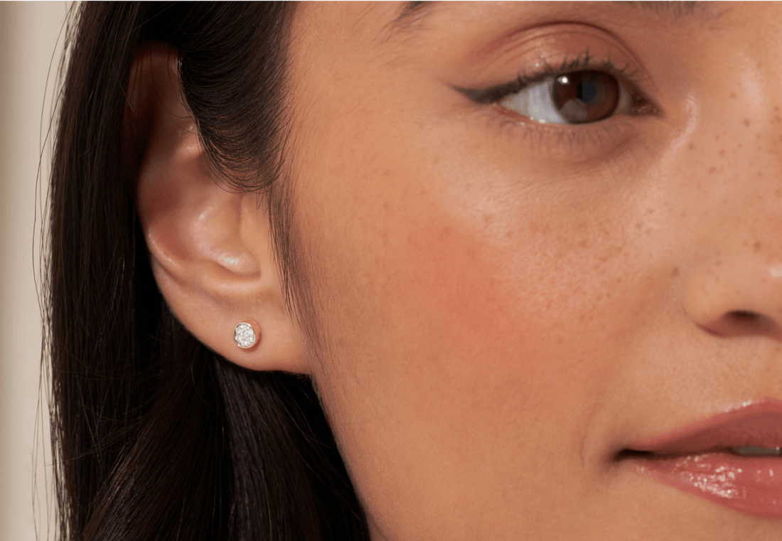 Clogau® Celebration Gold and Laboratory-Created Diamond Stud Earrings