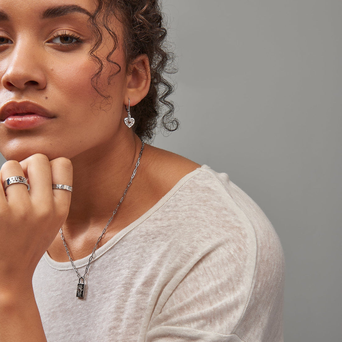 Cariad® Sterling Silver Sparkle Ring with Topaz – Clogau