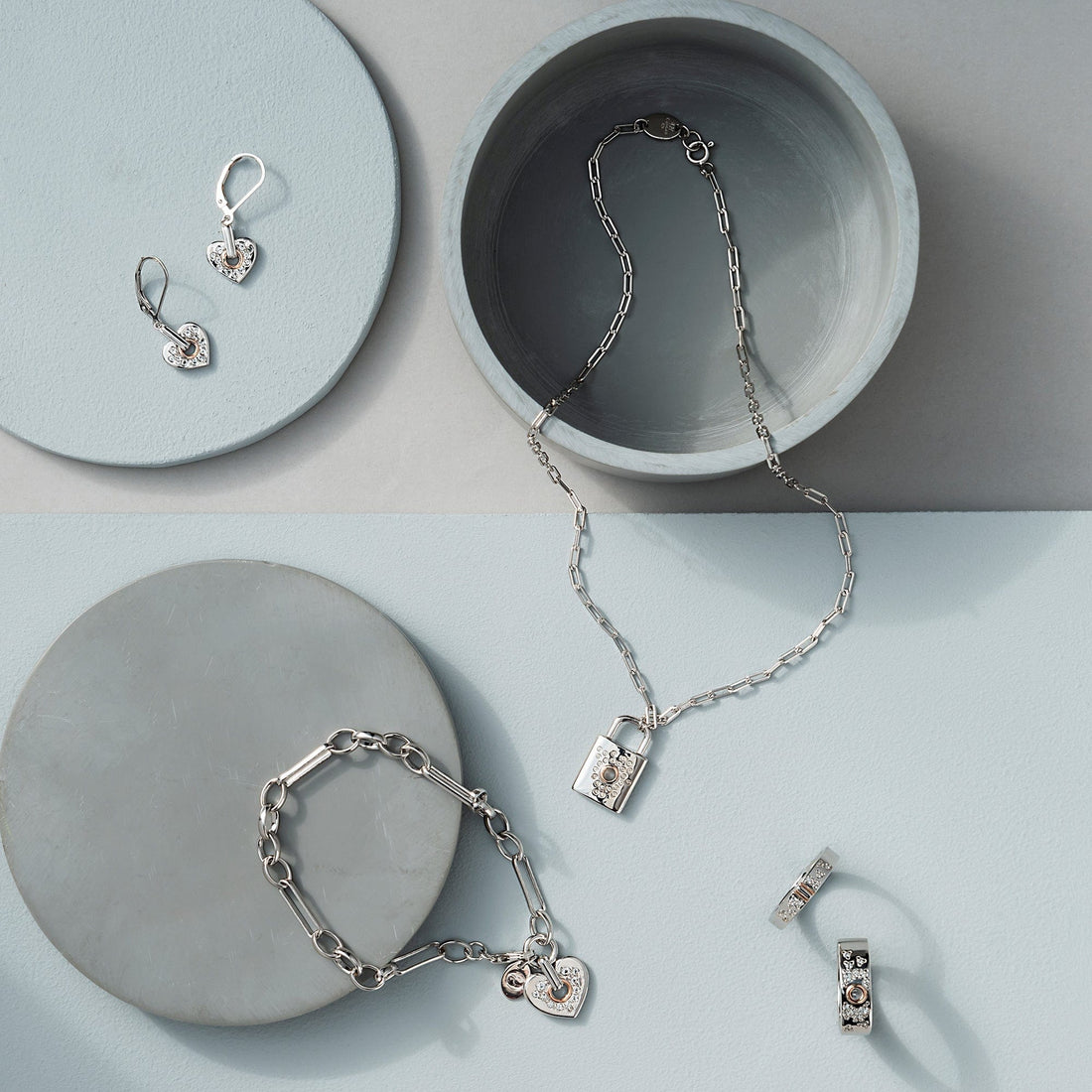 Cariad® Sterling Silver Sparkle Ring with Topaz – Clogau